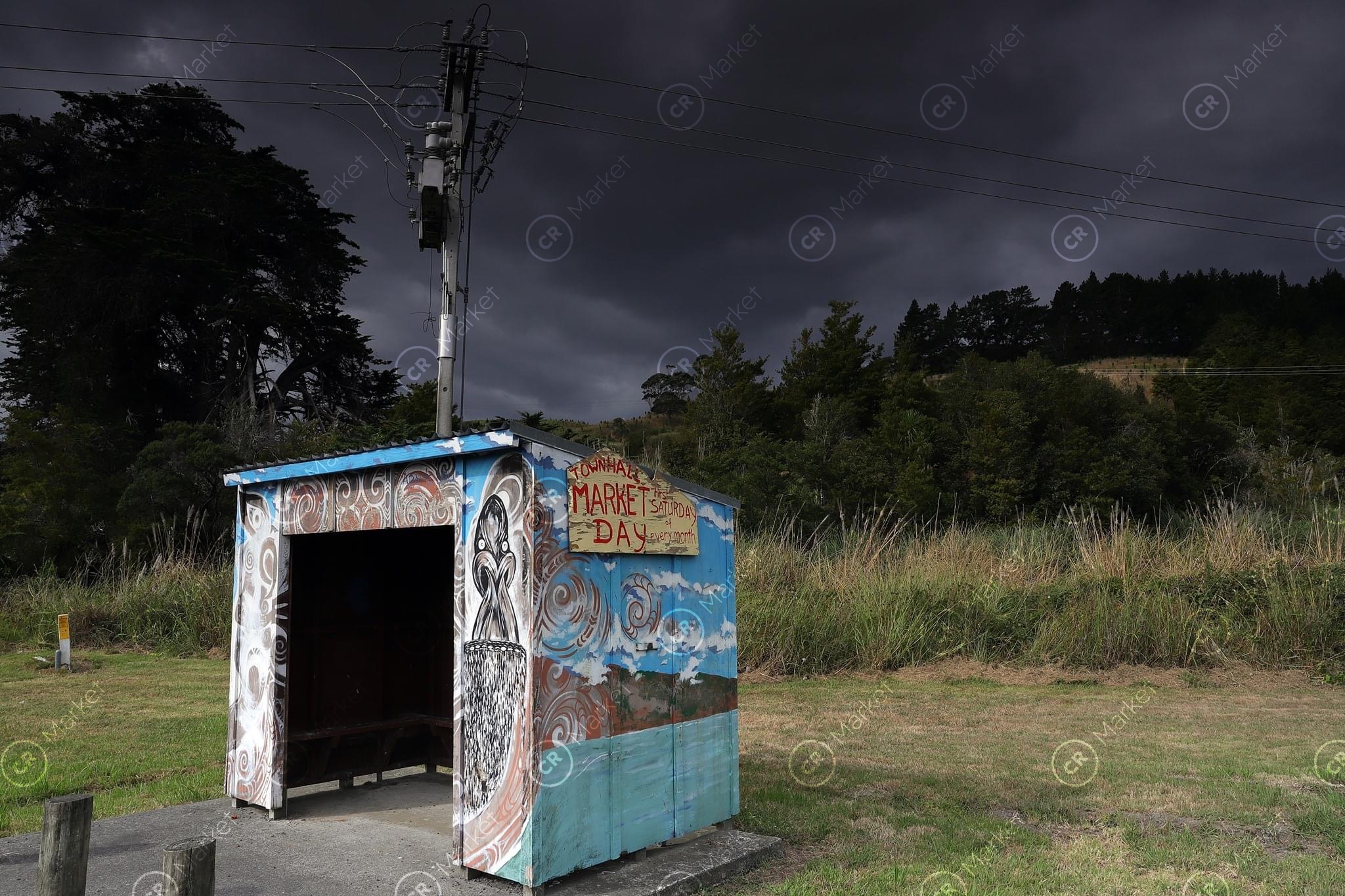 Bus Stop Rawene Hokianga - CR Market