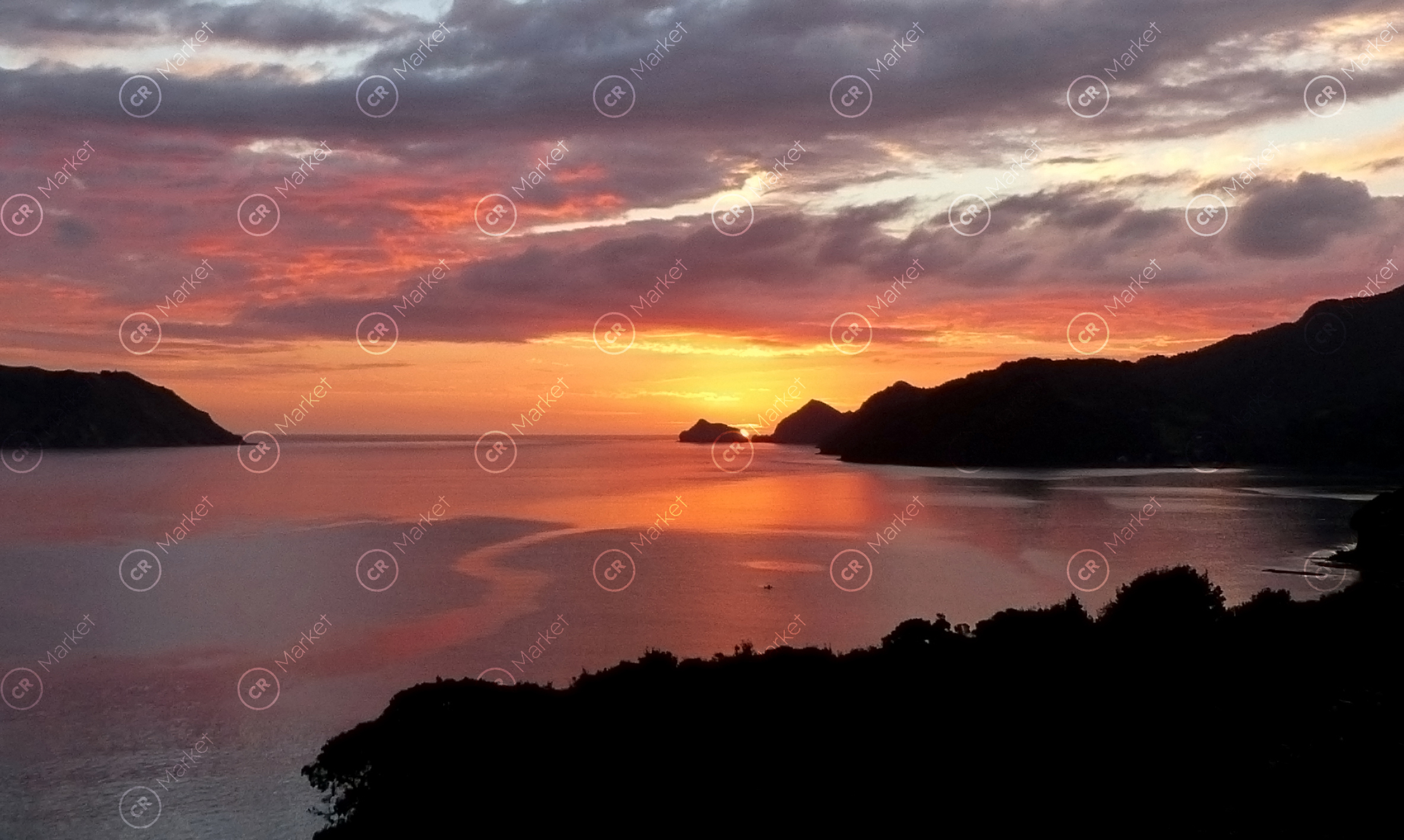 Manukau Heads Sunset - CR Market